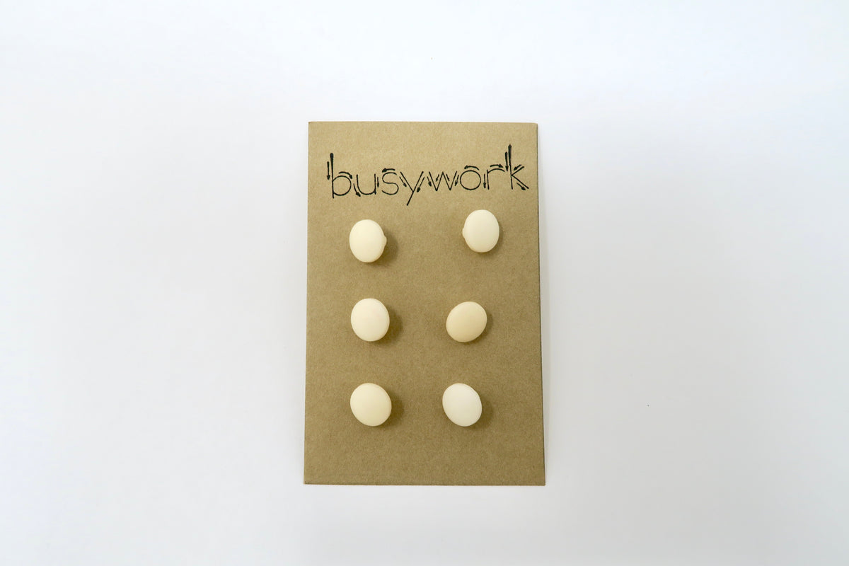 Vanilla Buttons – Busywork Craft Supply