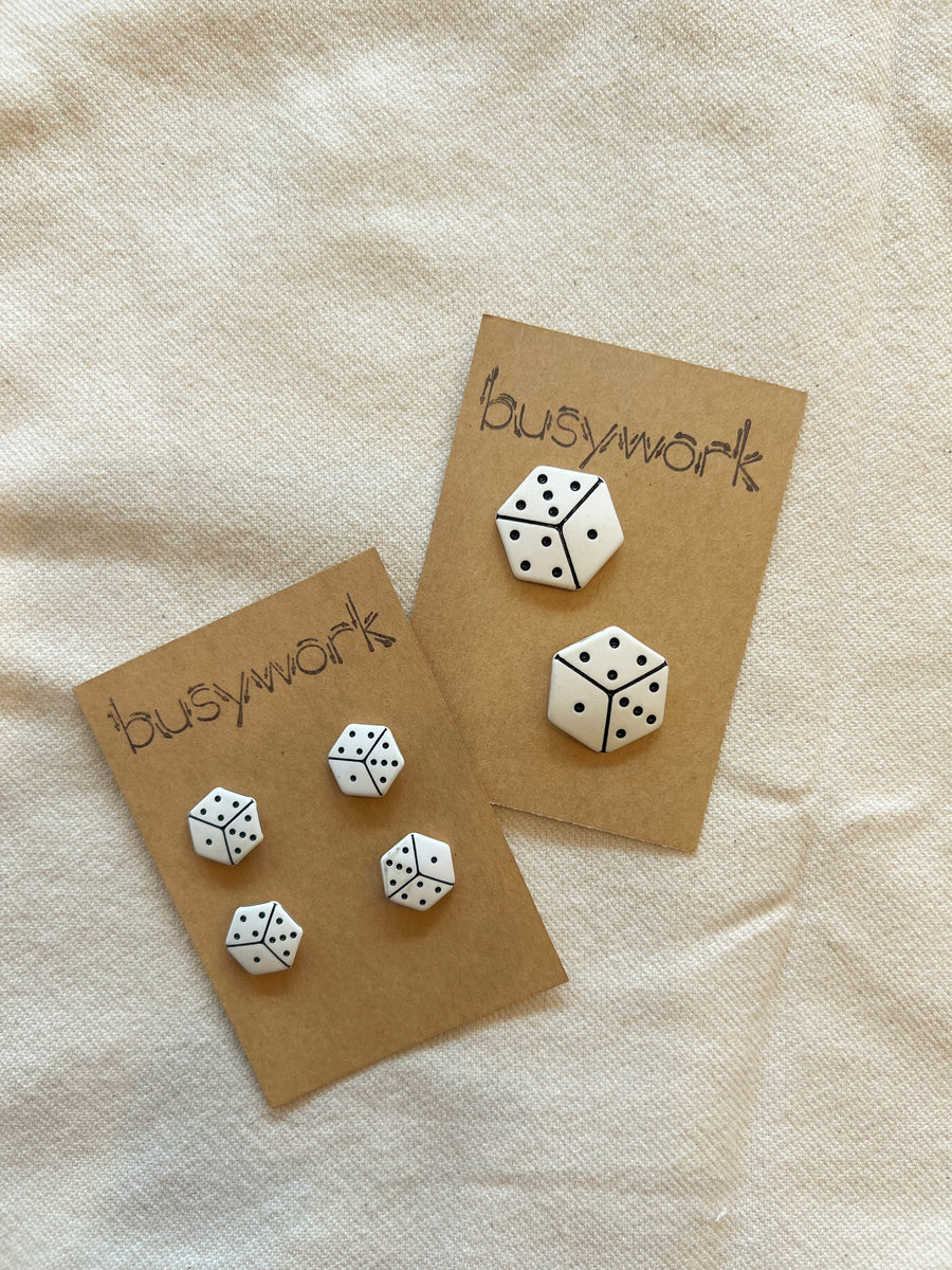 Vintage Dice Buttons – Busywork Craft Supply